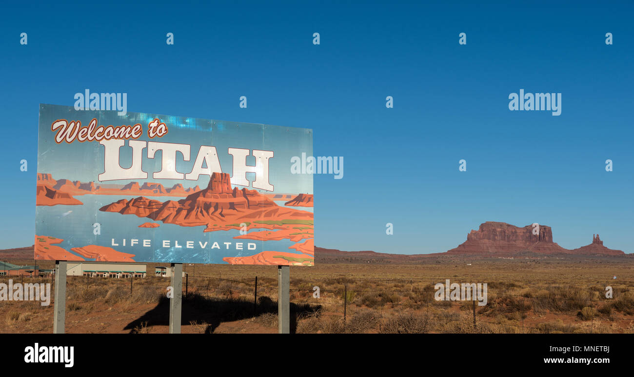 Welcome to utah sign hi-res stock photography and images - Alamy