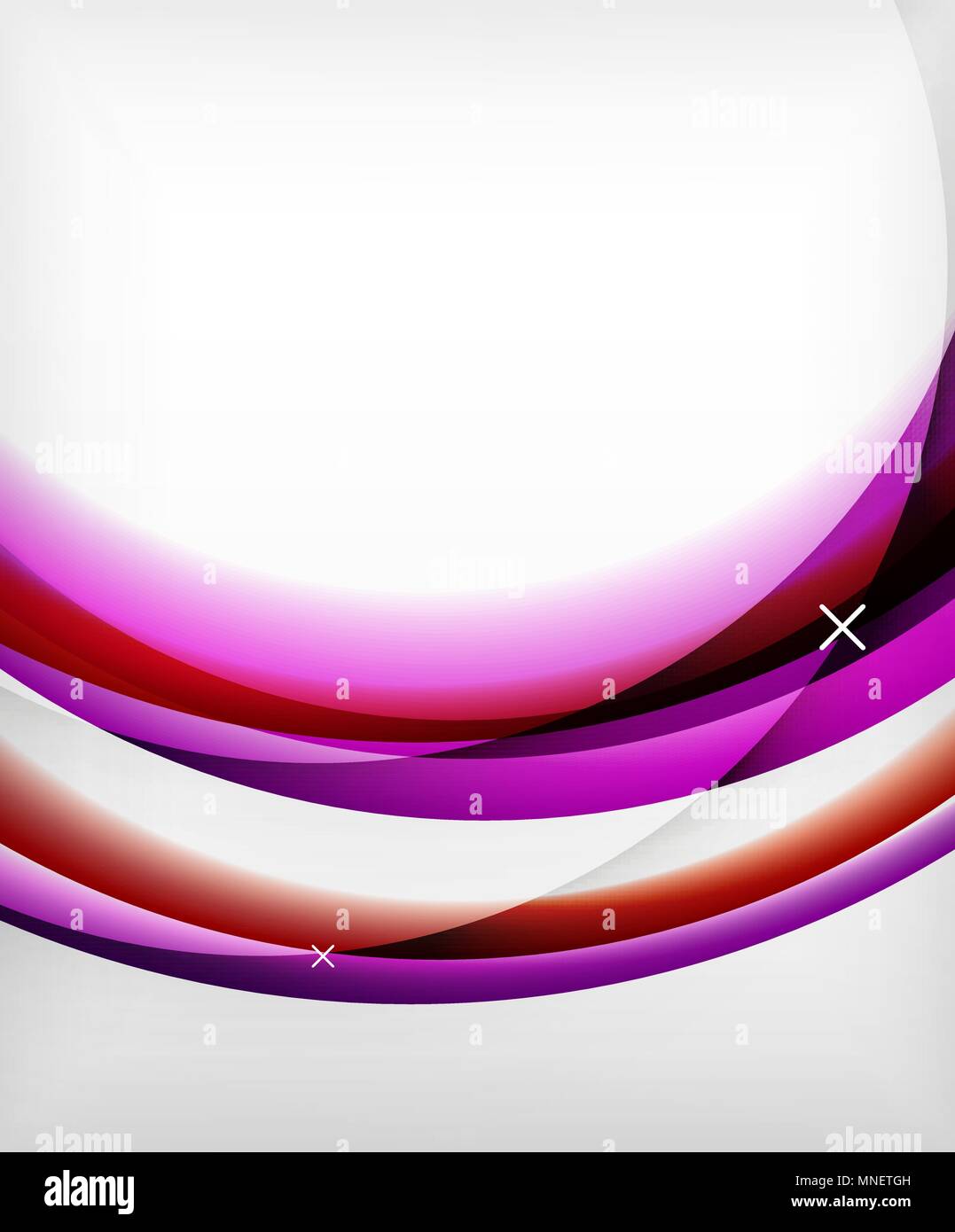 Glossy wave vector background with light and shadow effects, white ...