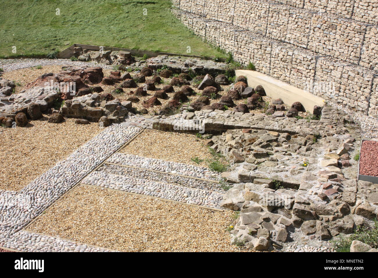The Roman Baths at Segedunum Roman Fort at Wallsend, Newcastle-upon ...