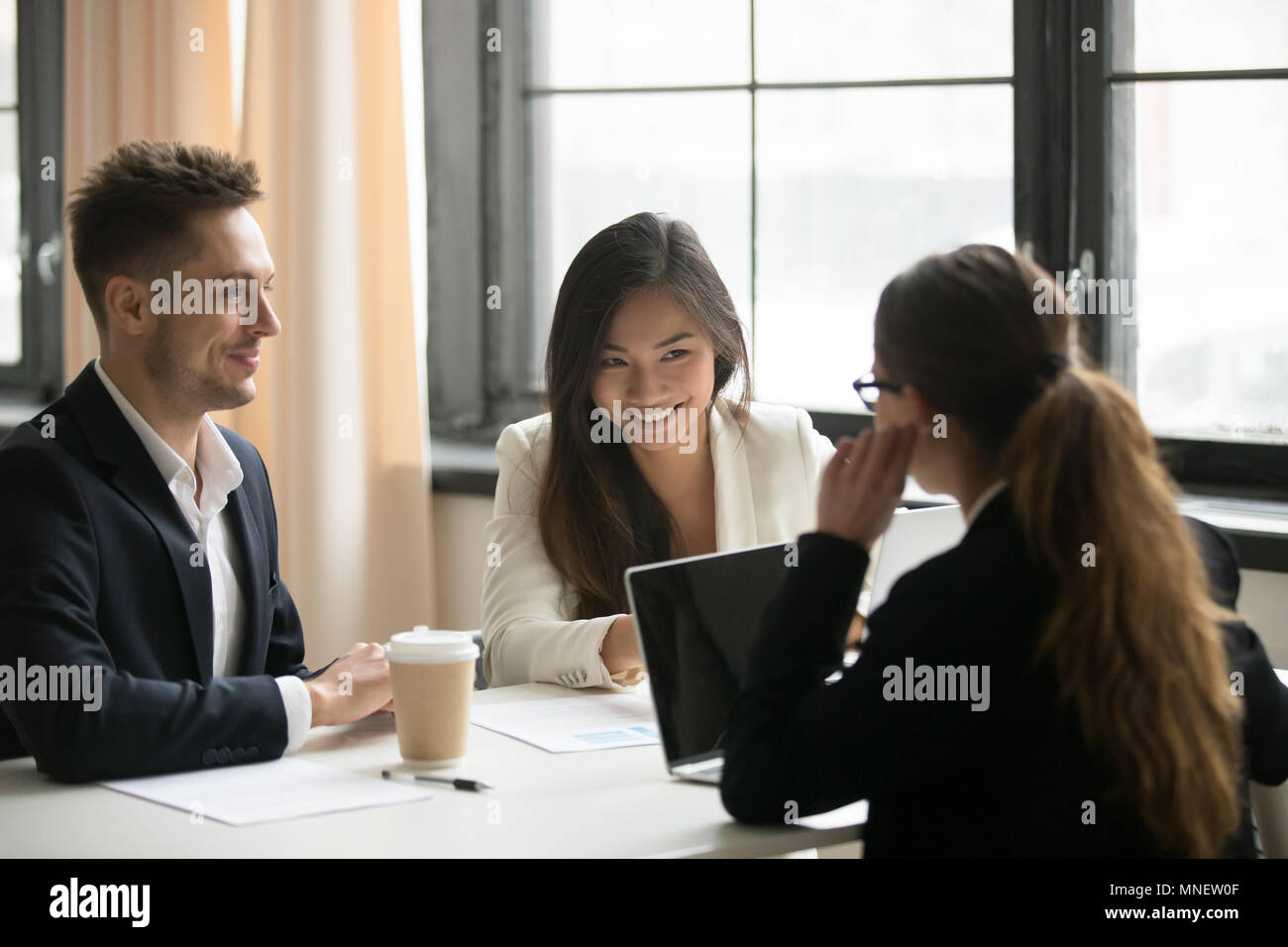 Female ceo boardroom table hi-res stock photography and images - Alamy