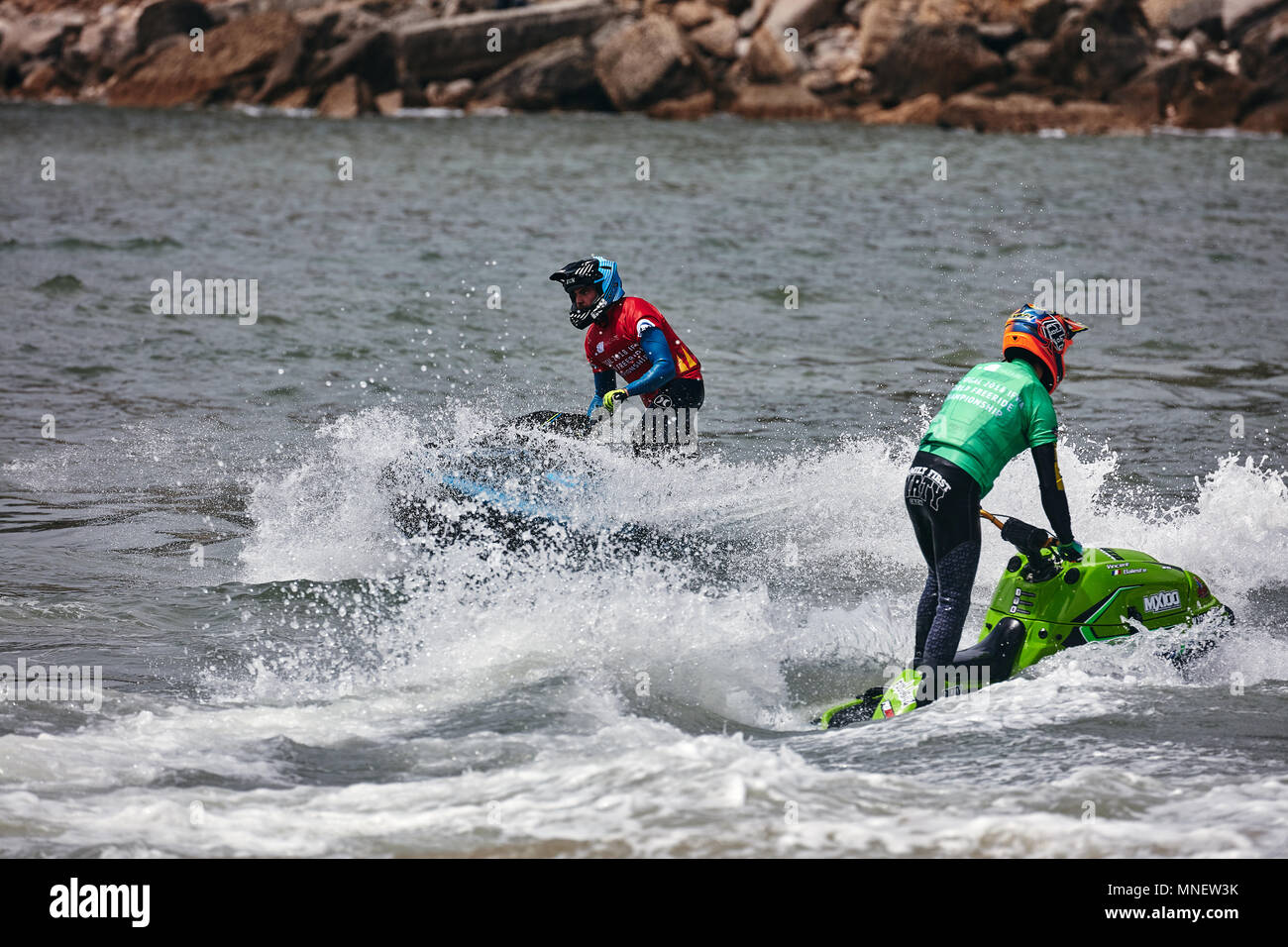 Professional jet ski riders compete at the IFWA World Tour Jet Ski ...