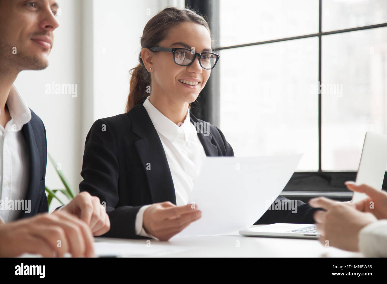Employee representatives hi-res stock photography and images - Alamy