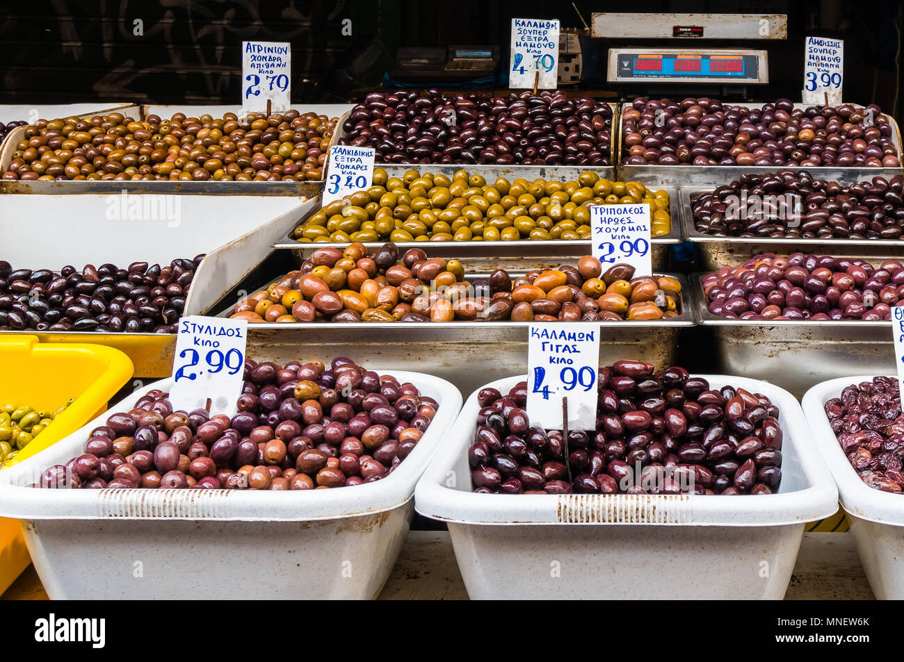 Olive stand athens hi-res stock photography and images - Alamy