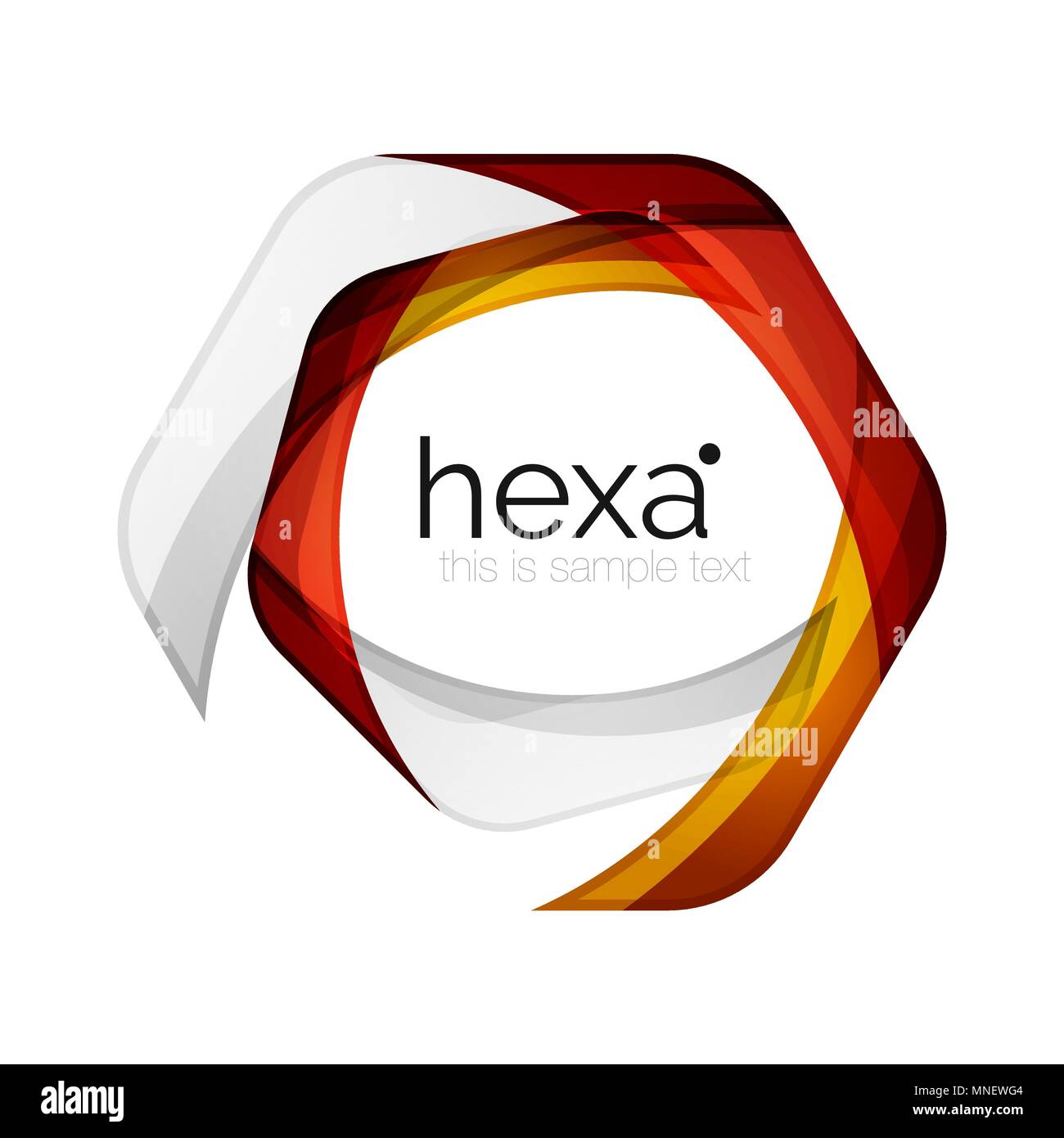 Clean professional business hexagon emblem. Clean professional vector ...