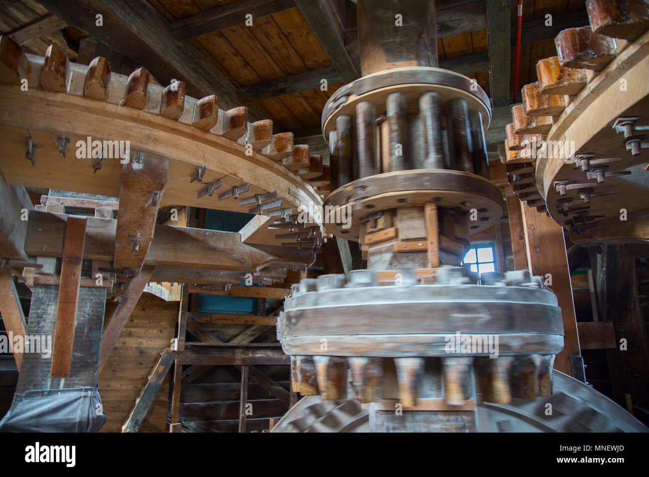 Windmill cogwheel hi-res stock photography and images - Alamy