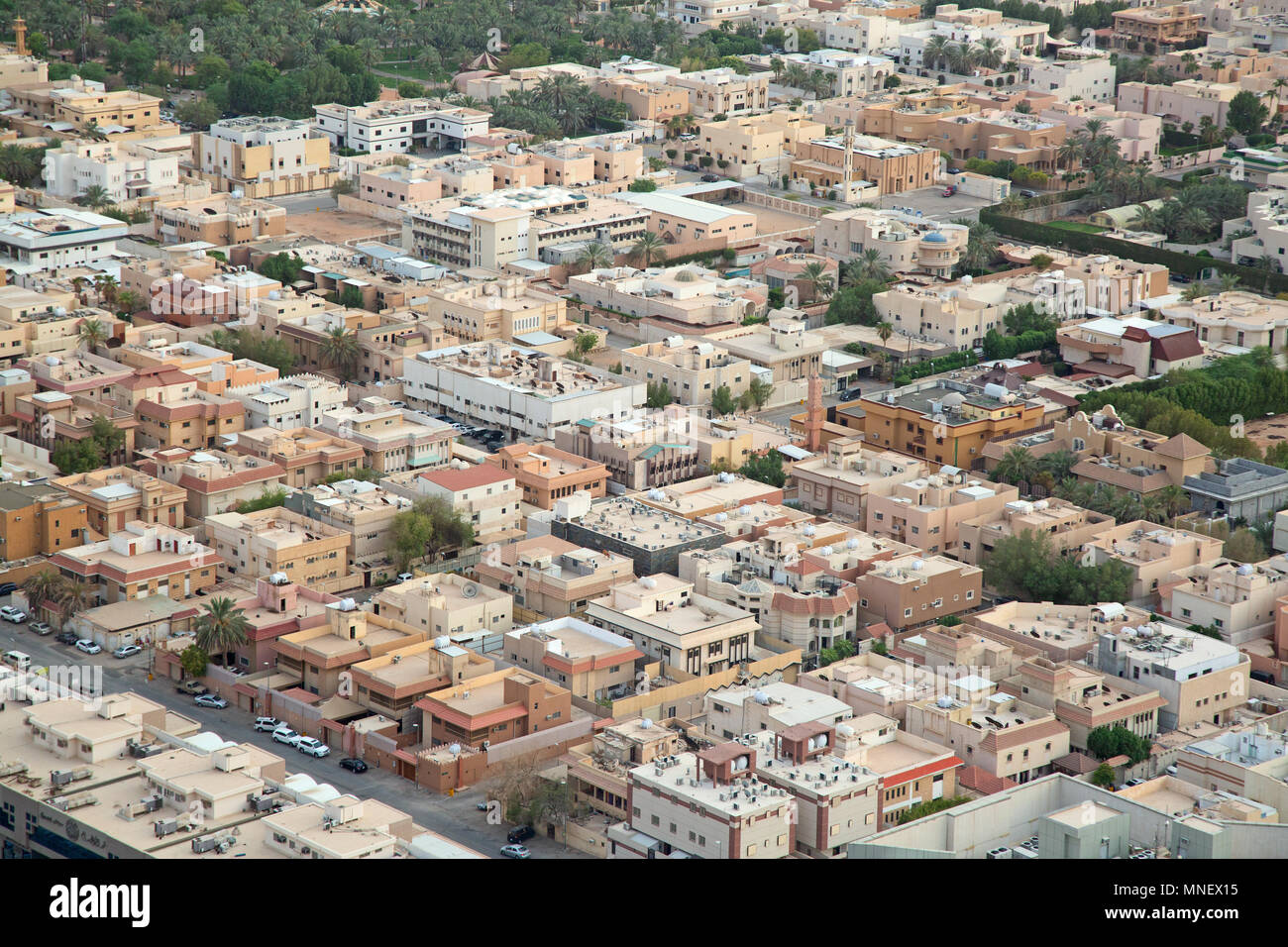 RIYADH - FEBRUARY 29: Aerial view of Riyadh downtown on February 29 ...