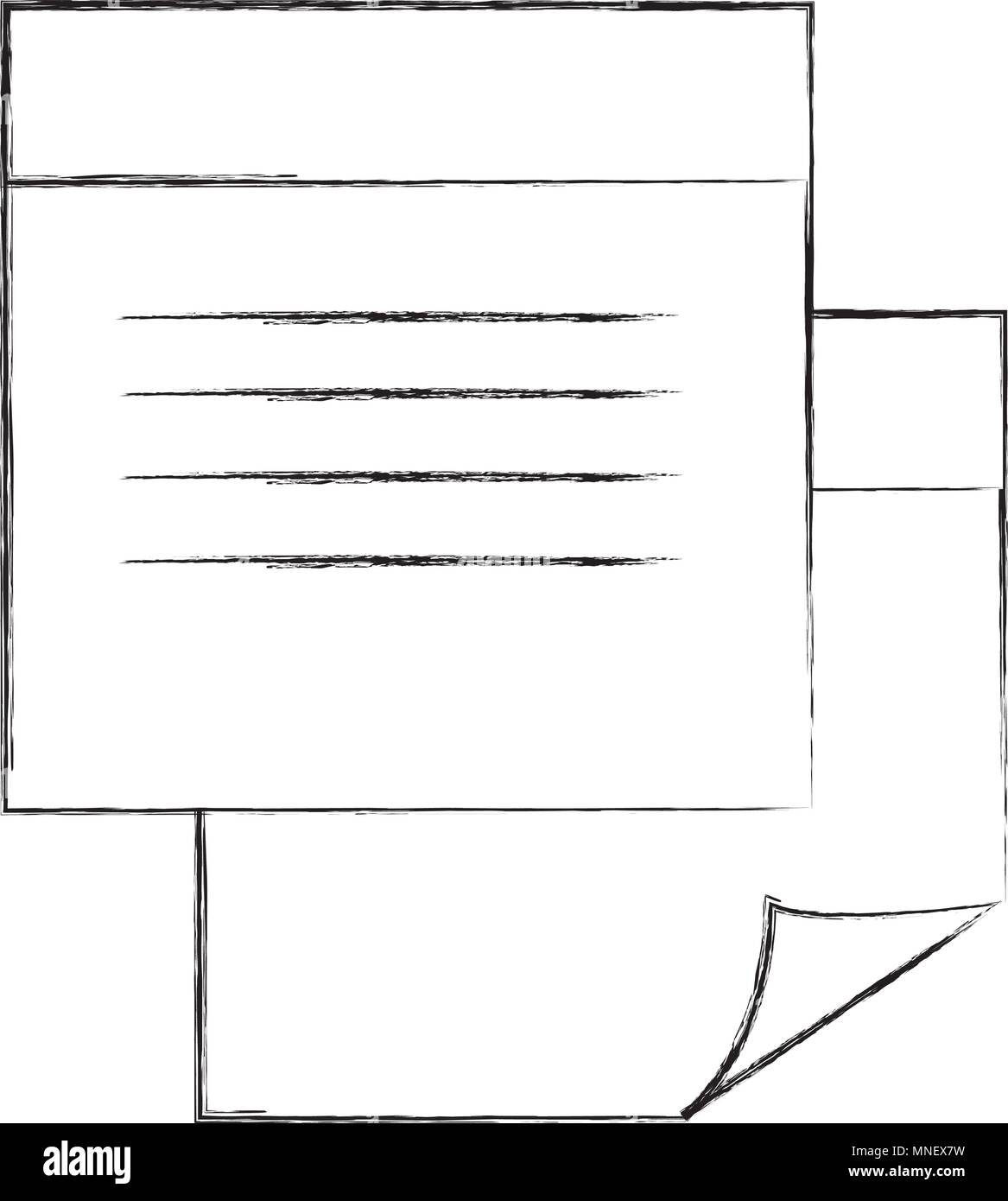 paper notes isolated icon Stock Vector Image & Art - Alamy