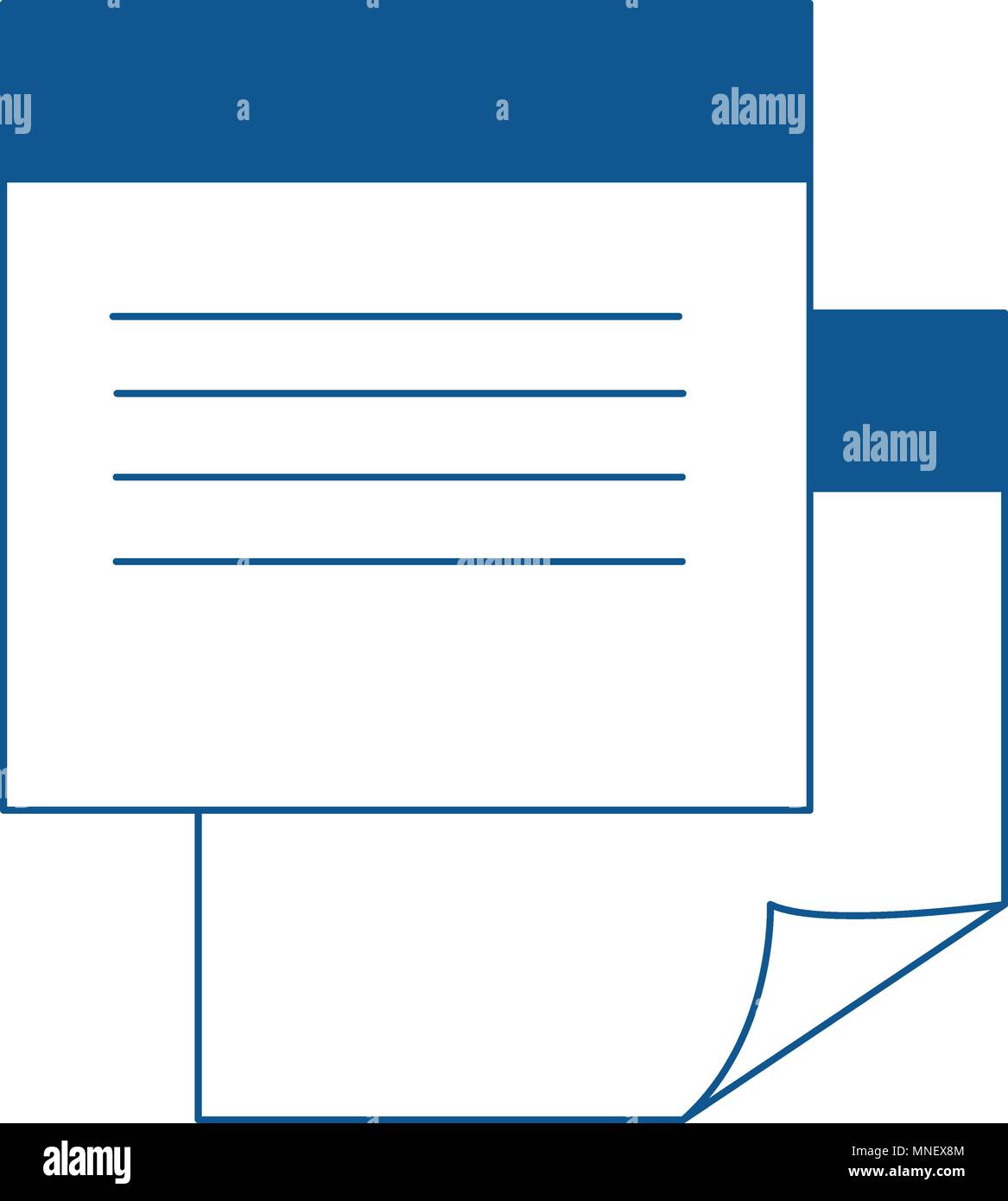 Posting notes Stock Vector Images - Alamy