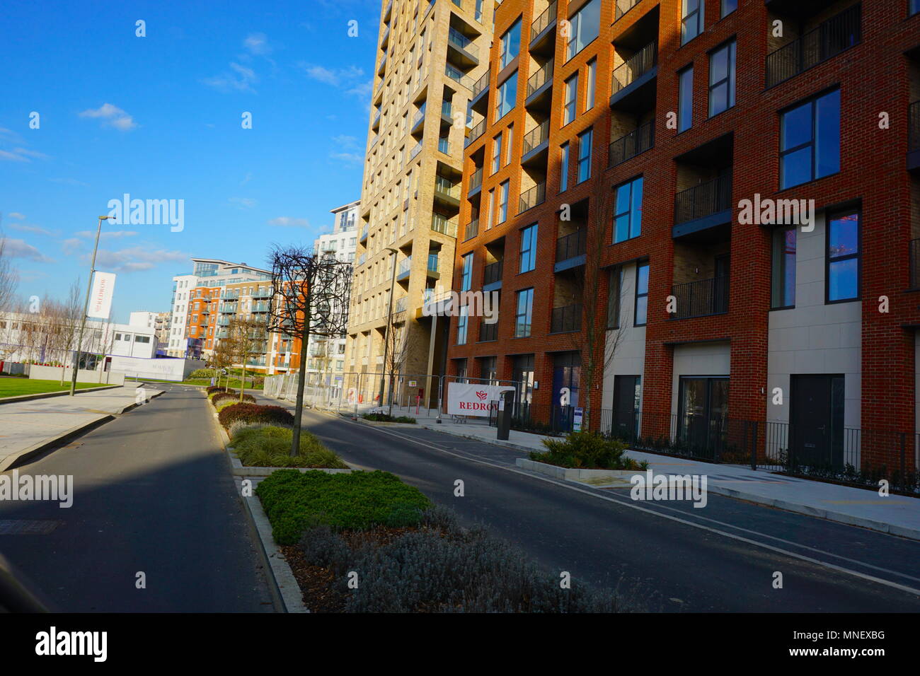 Developing apartment at Colindale Gardens, Colindale, London, England ...