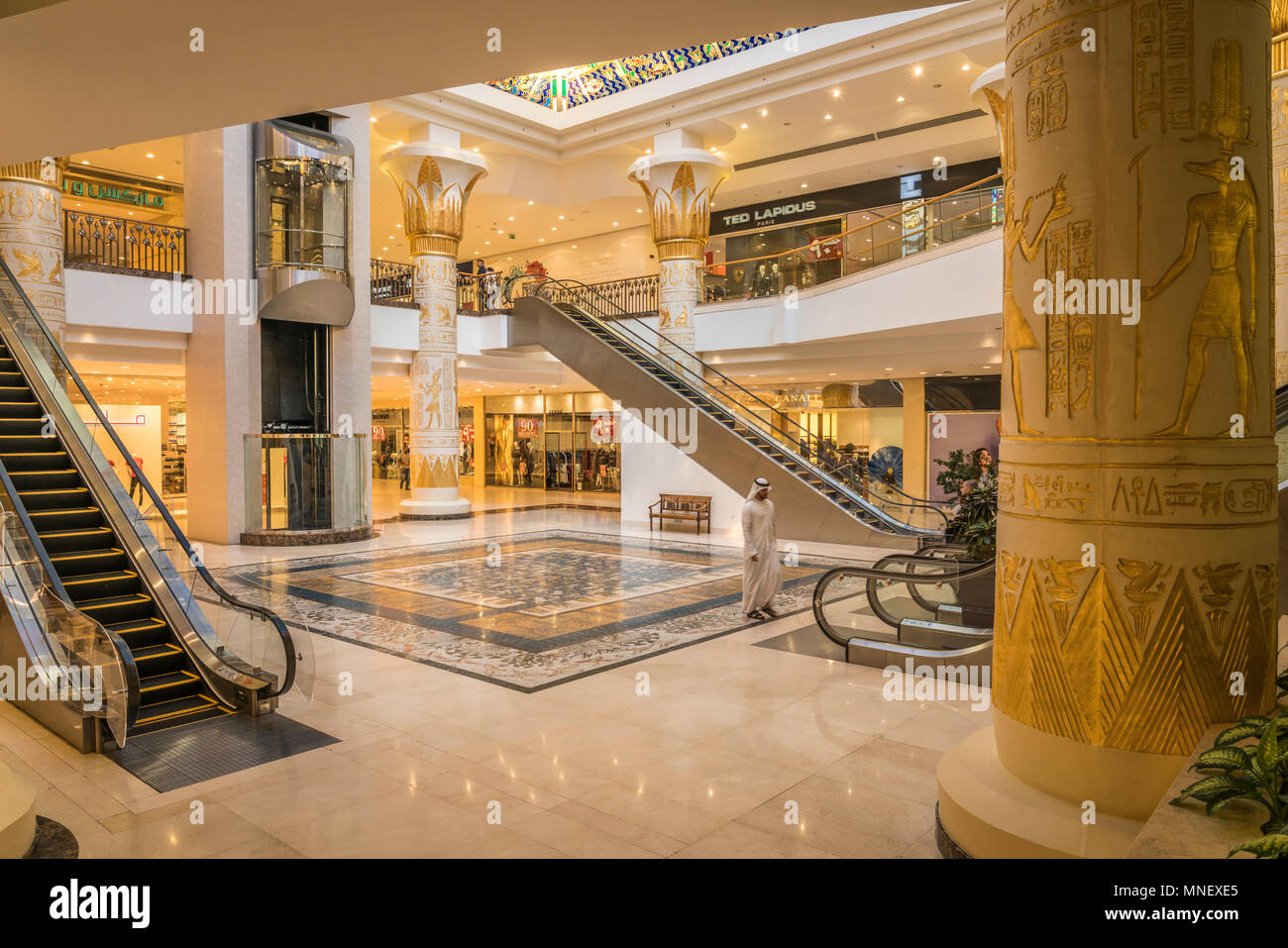 Interior architecture and design of the Wafi Shopping Center, Dubai ...