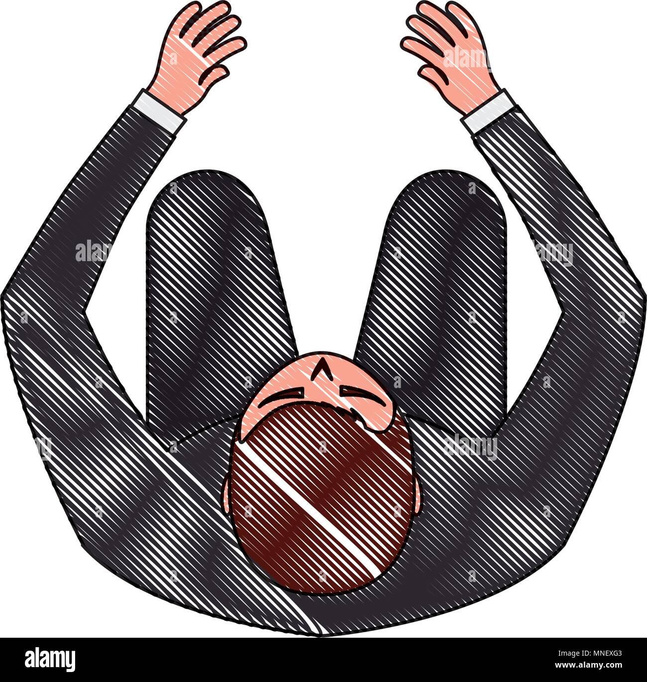 Person from above Stock Vector Images - Alamy