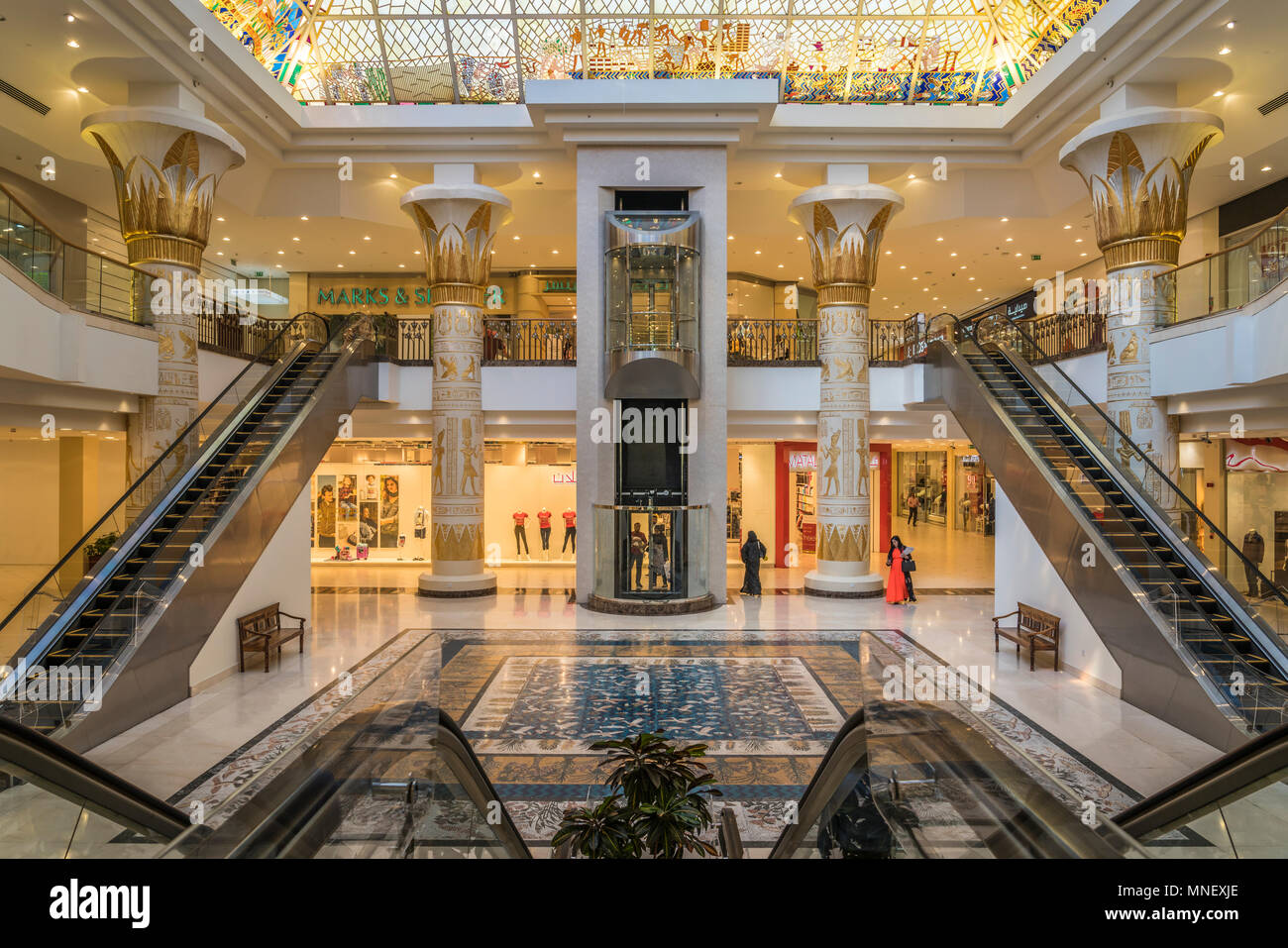 Interior architecture and design of the Wafi Shopping Center, Dubai ...