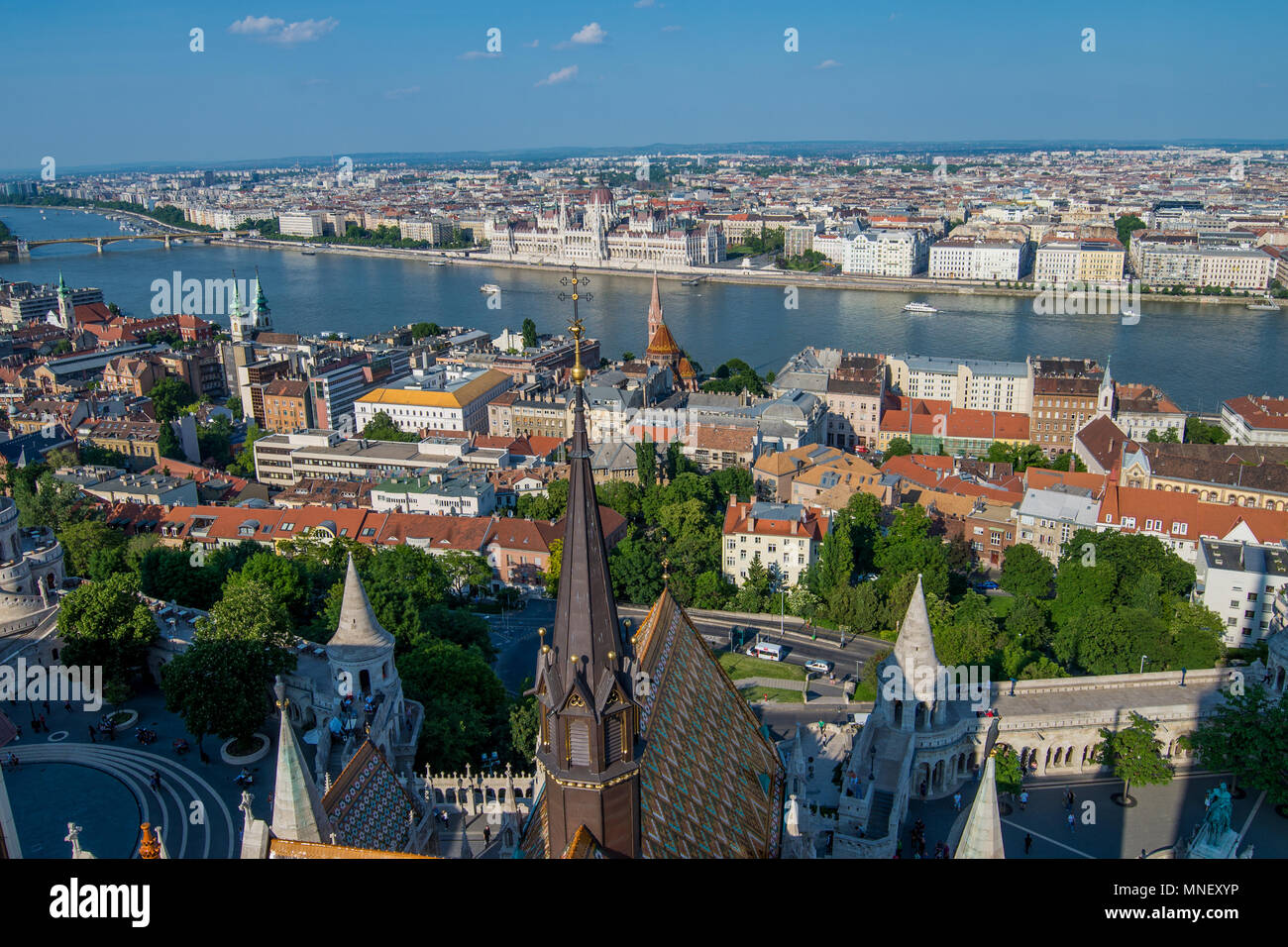 View of Budapest city from above Stock Photo - Alamy