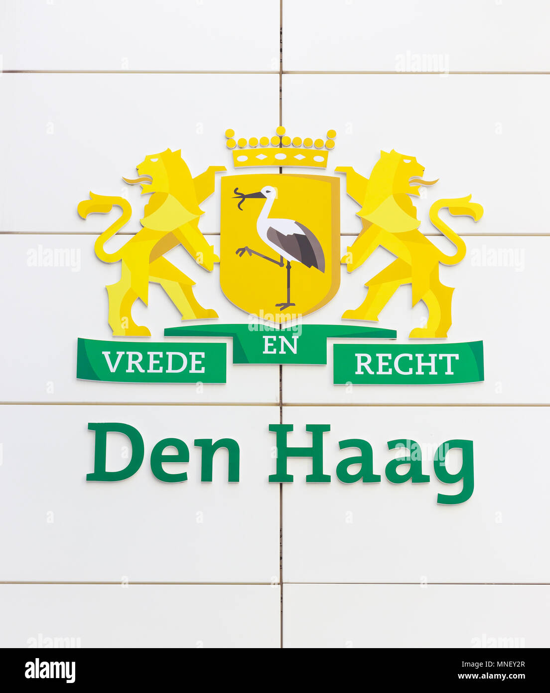 The Hague, Netherlands - March 31, 2018: The Logo and Slogan of The ...