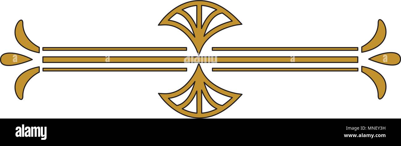 victorian line border style Stock Vector Image & Art - Alamy