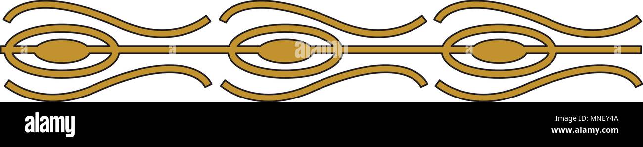 victorian line border style Stock Vector Image & Art - Alamy