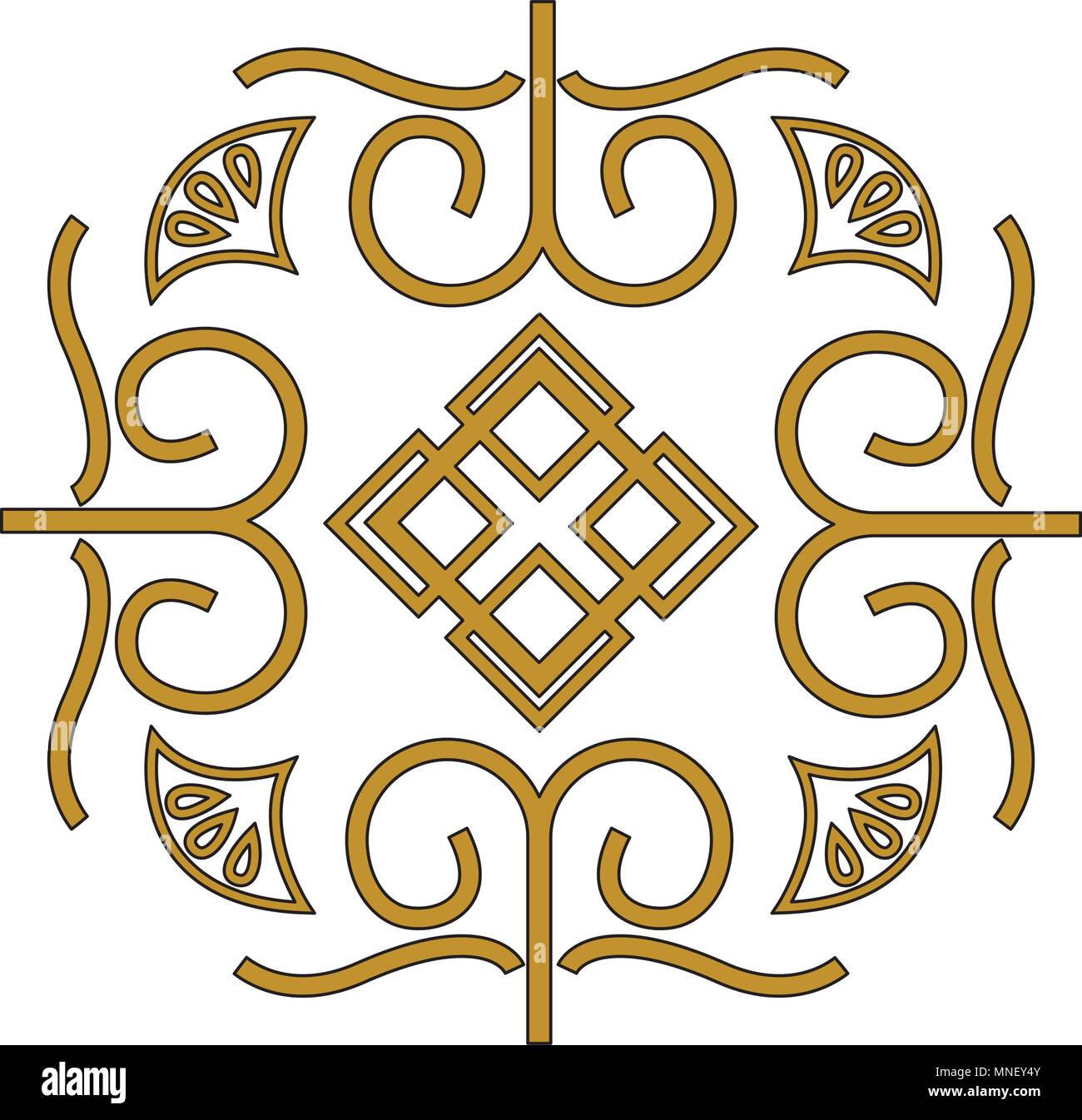 cover frame victorian style with floral shape Stock Vector Image & Art ...