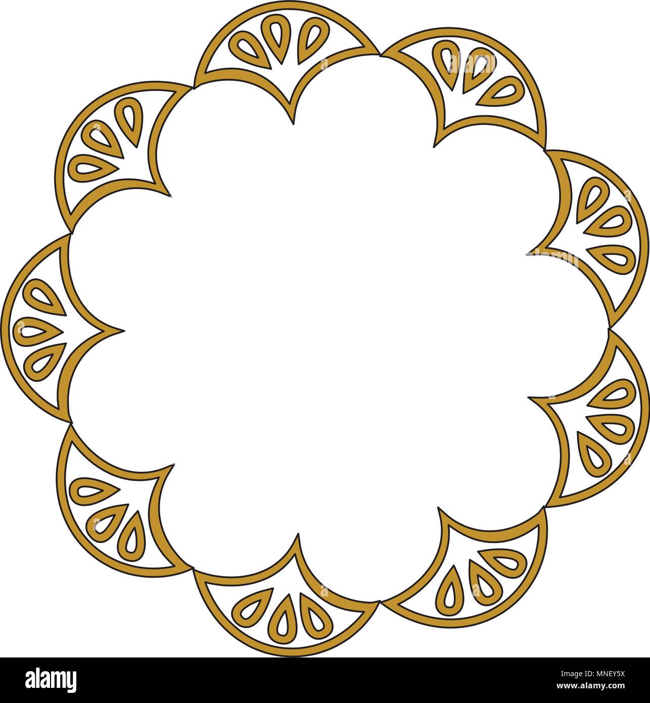 cover frame victorian style with floral shape Stock Vector Image & Art ...