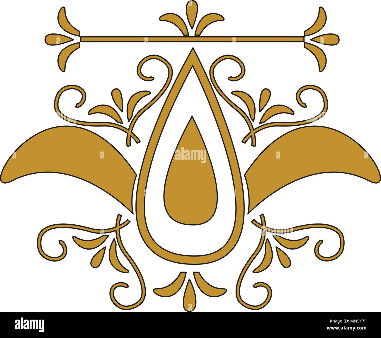 cover frame victorian style with floral shape Stock Vector Image & Art ...
