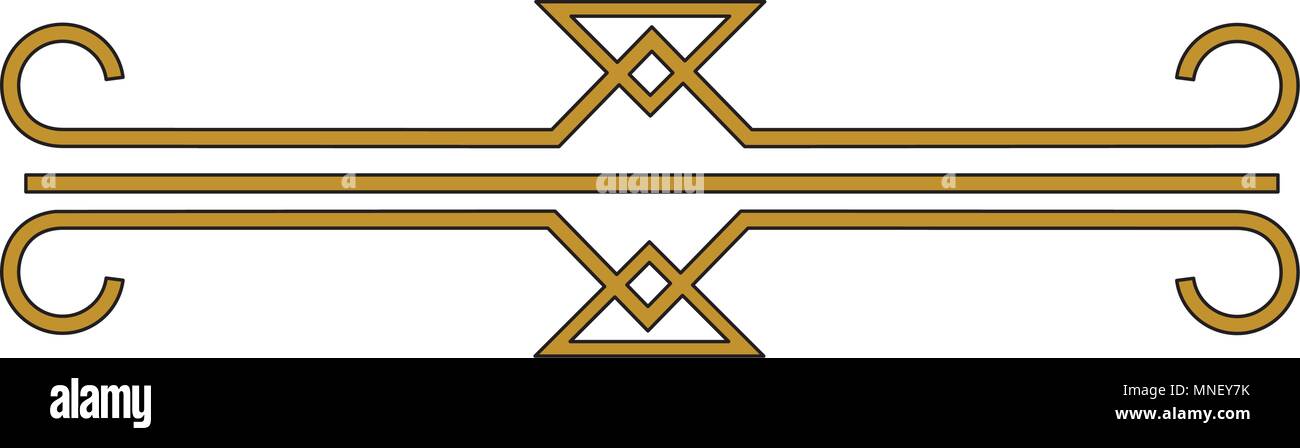 victorian line border style Stock Vector Image & Art - Alamy