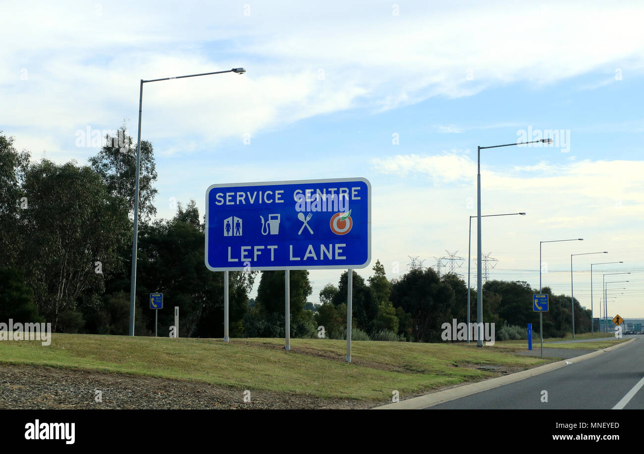 Melbourne highway rest area hi-res stock photography and images - Alamy