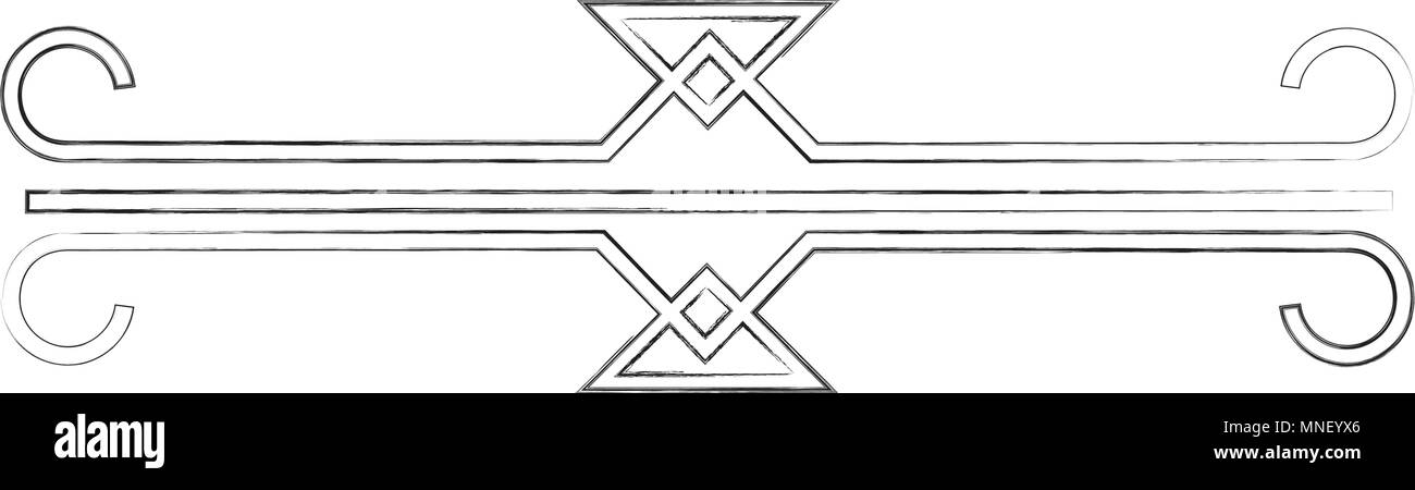 victorian line border style Stock Vector Image & Art - Alamy