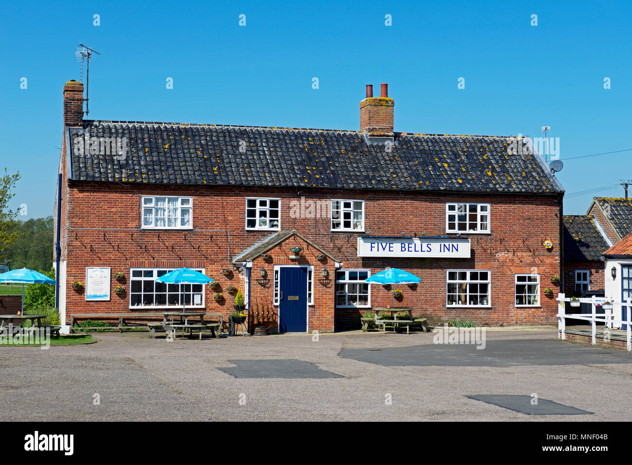 The Five Bells Inn, Wrentham, Suffolk, England UK Stock Photo - Alamy