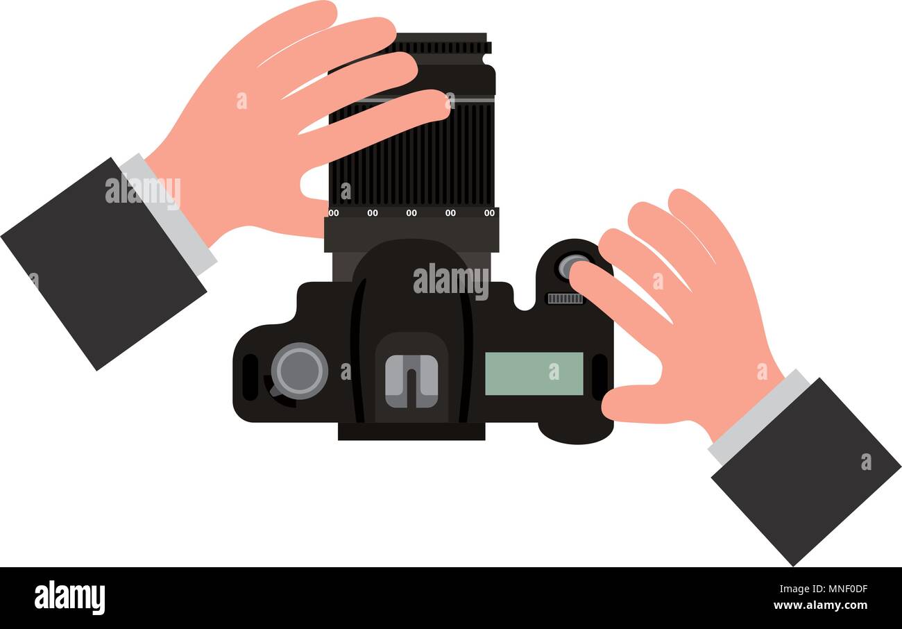 Focus hands Stock Vector Images - Alamy