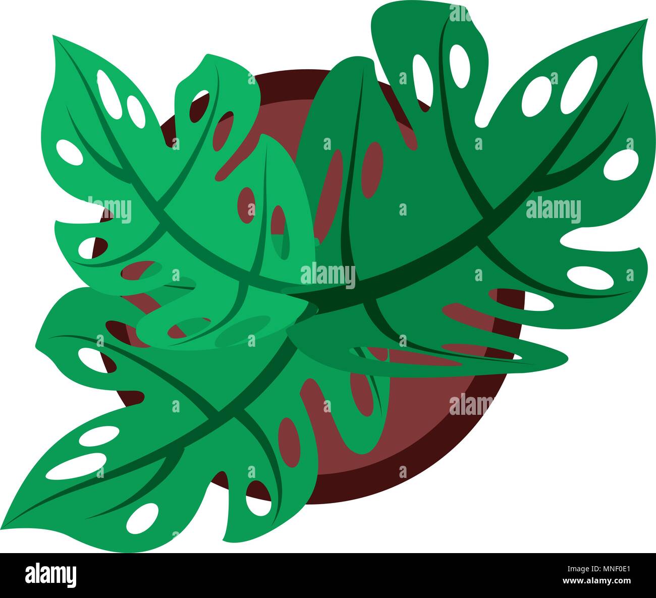 Aerial view of flower garden Stock Vector Images - Alamy