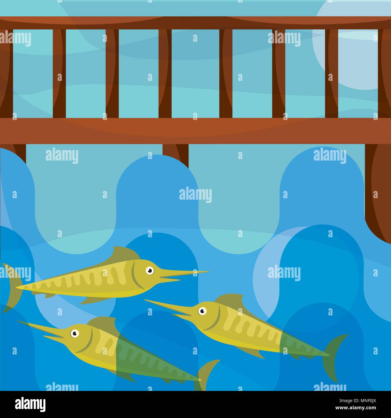 fish fishing cartoon Stock Vector Image & Art - Alamy