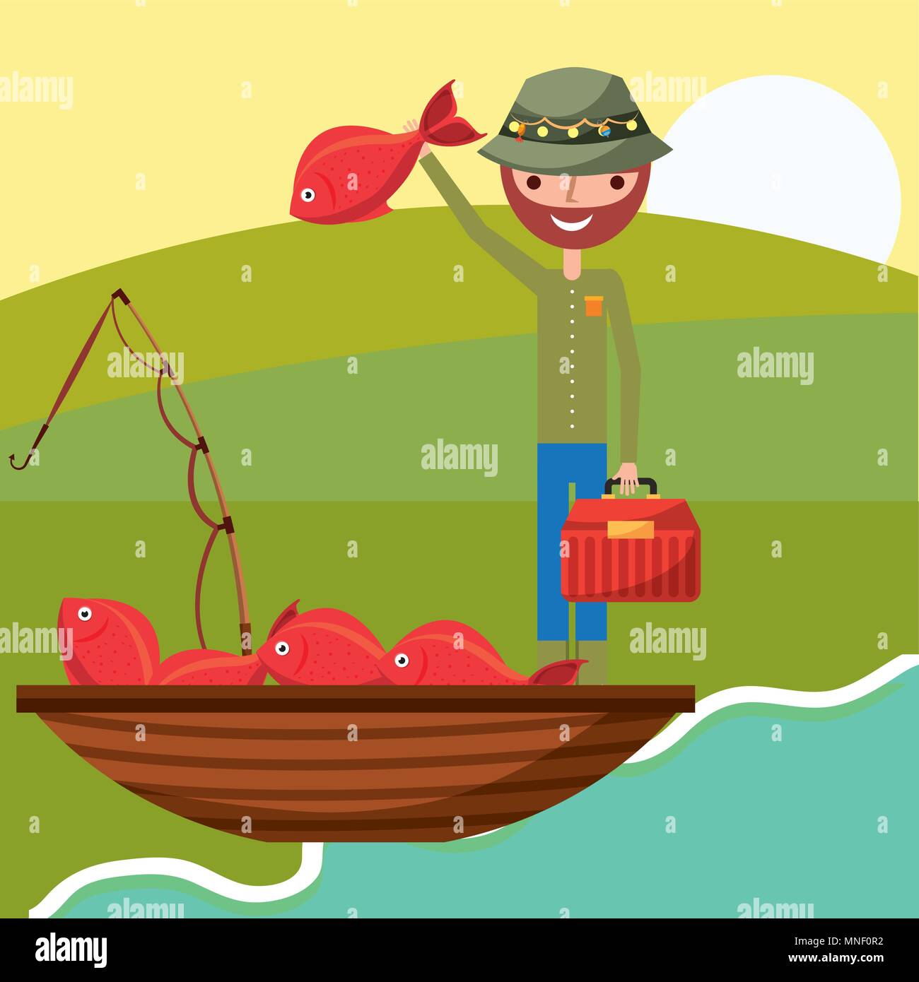 Fishing boat texture Stock Vector Images - Alamy