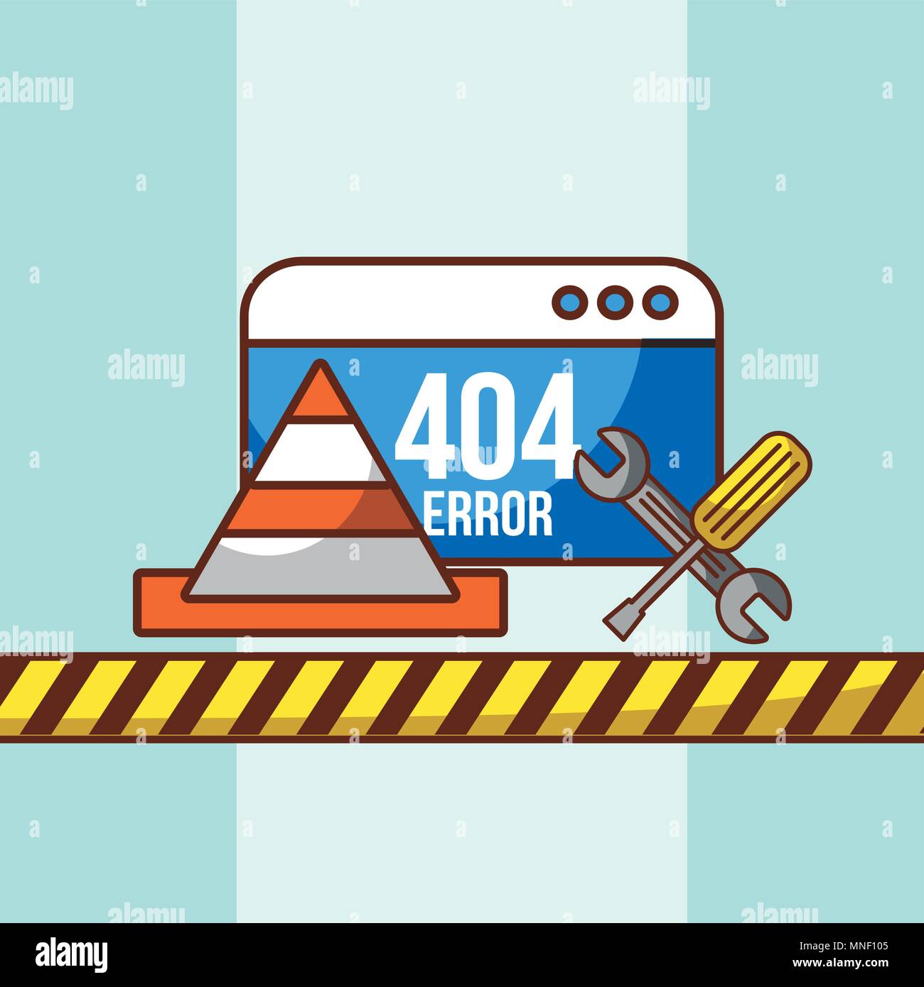 Temporary construction site Stock Vector Images - Alamy