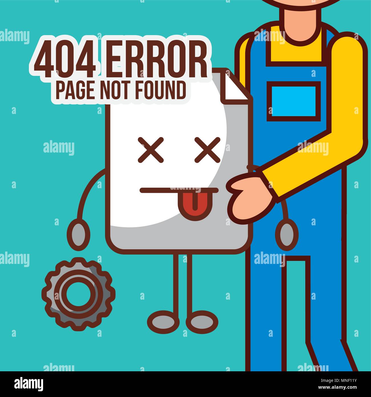 Broken paper people Stock Vector Images - Alamy