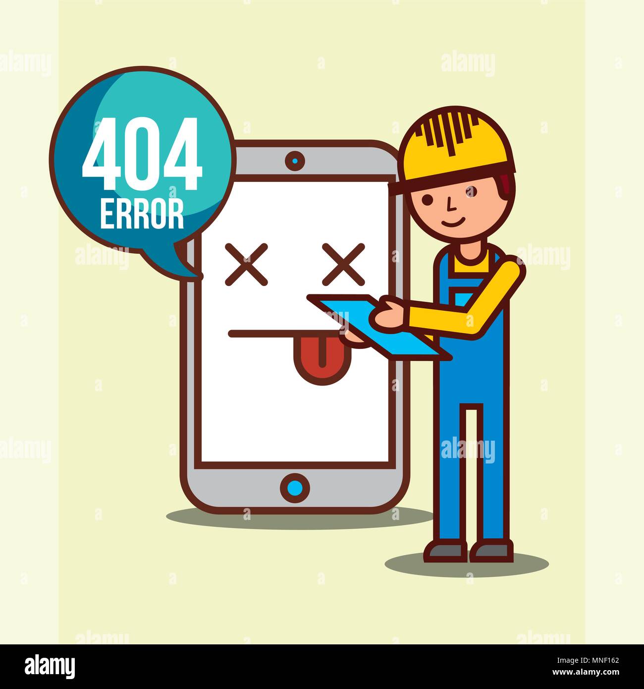 Communication failed Stock Vector Images - Alamy