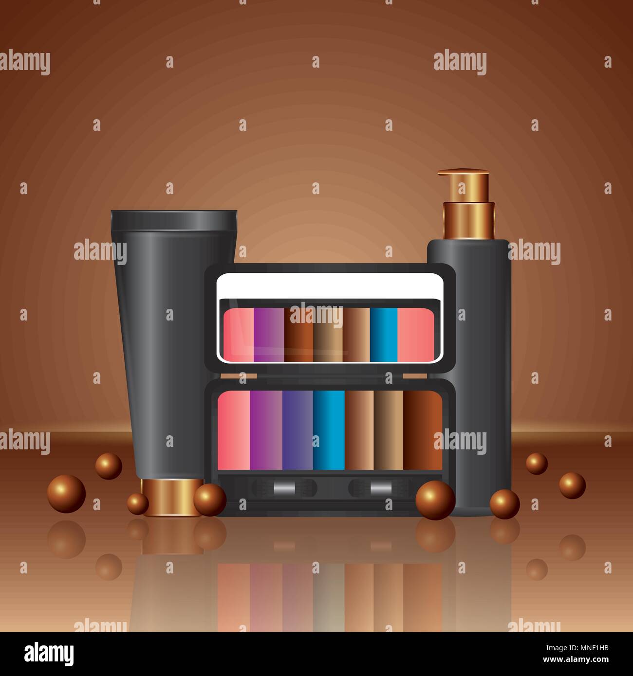 Professional makeup artist Stock Vector Images - Alamy