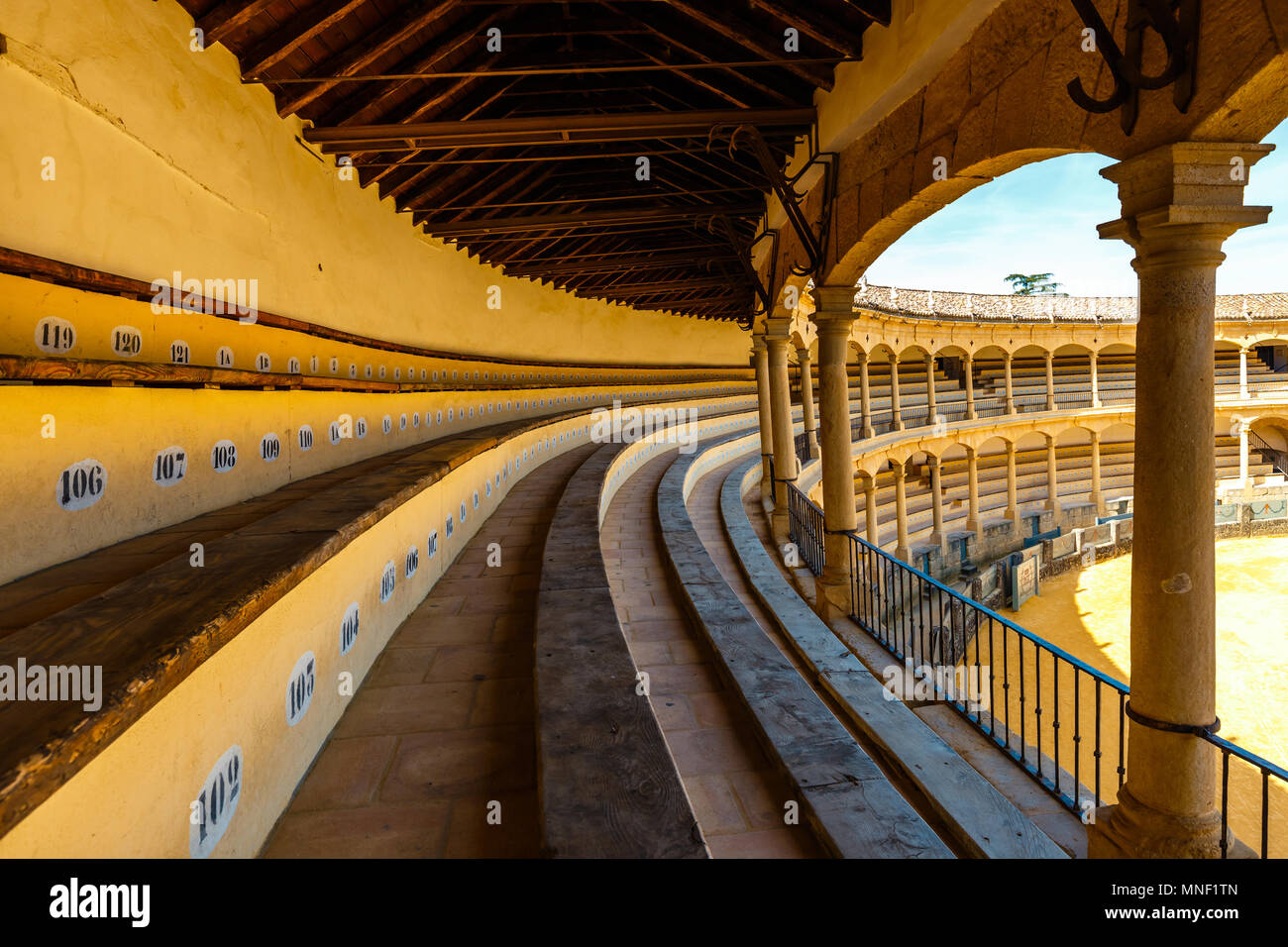 Bullring in Ronda is one of the oldest and most famous bullfighting ...