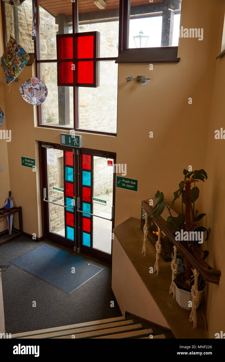 Stained glass windows town hall hi-res stock photography and images - Alamy