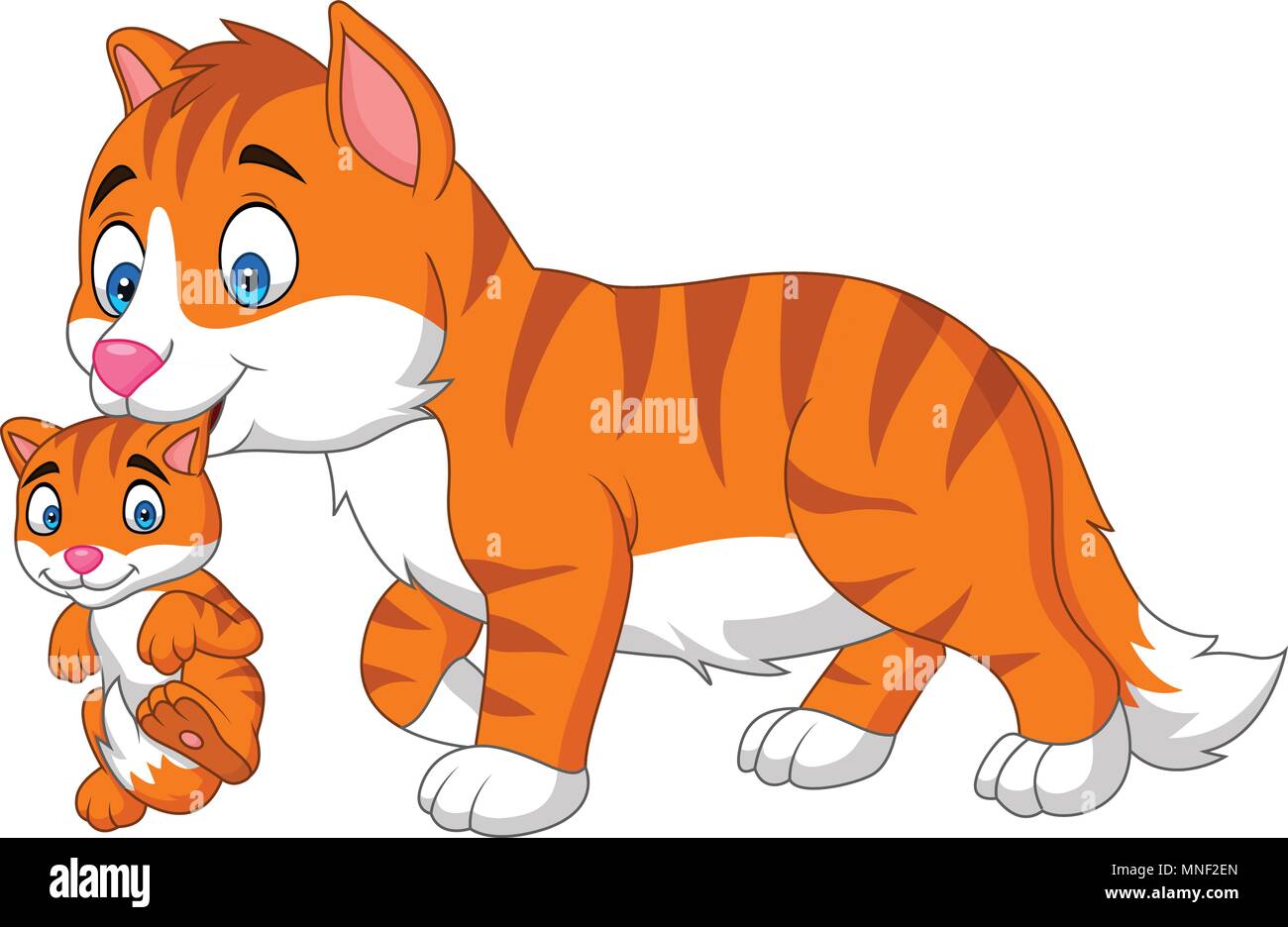 Tabby cat kitten baby Stock Vector Images - Alamy