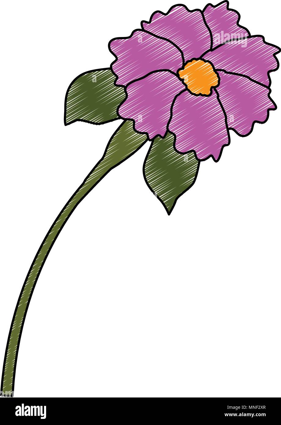 beautiful flower garden icon Stock Vector Image & Art - Alamy