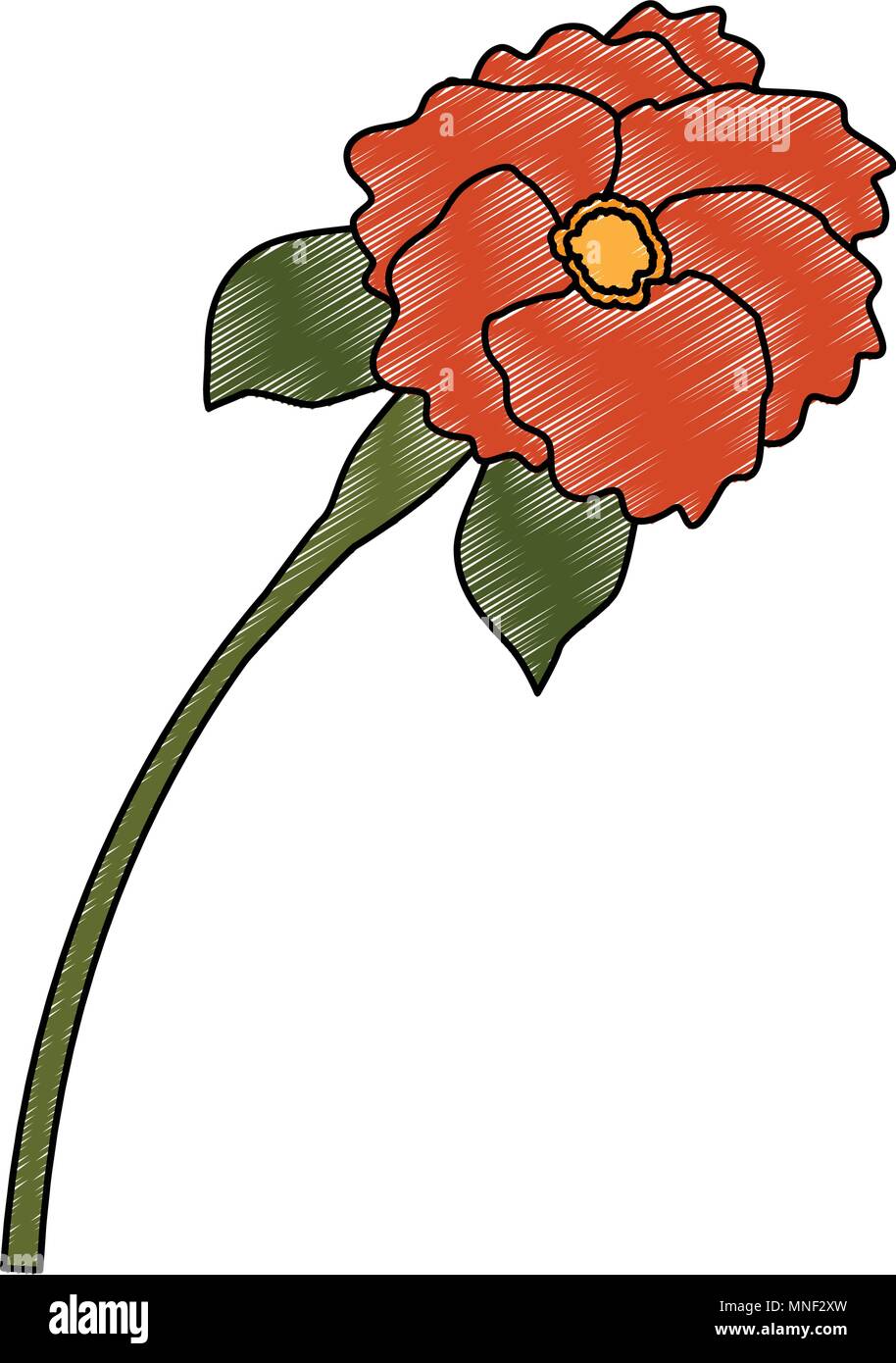 beautiful flower garden icon Stock Vector Image & Art - Alamy