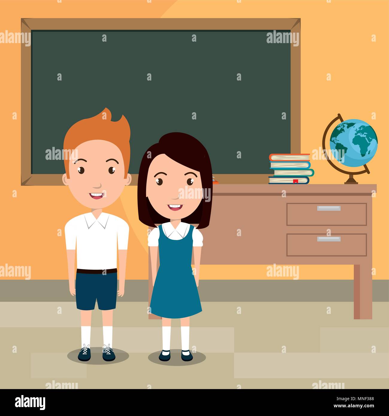 students in the classroom characters Stock Vector Image & Art - Alamy