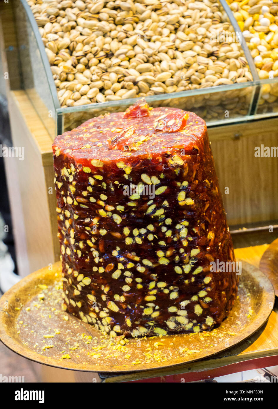 Turkish style fruit dried pulp as snack food Stock Photo - Alamy