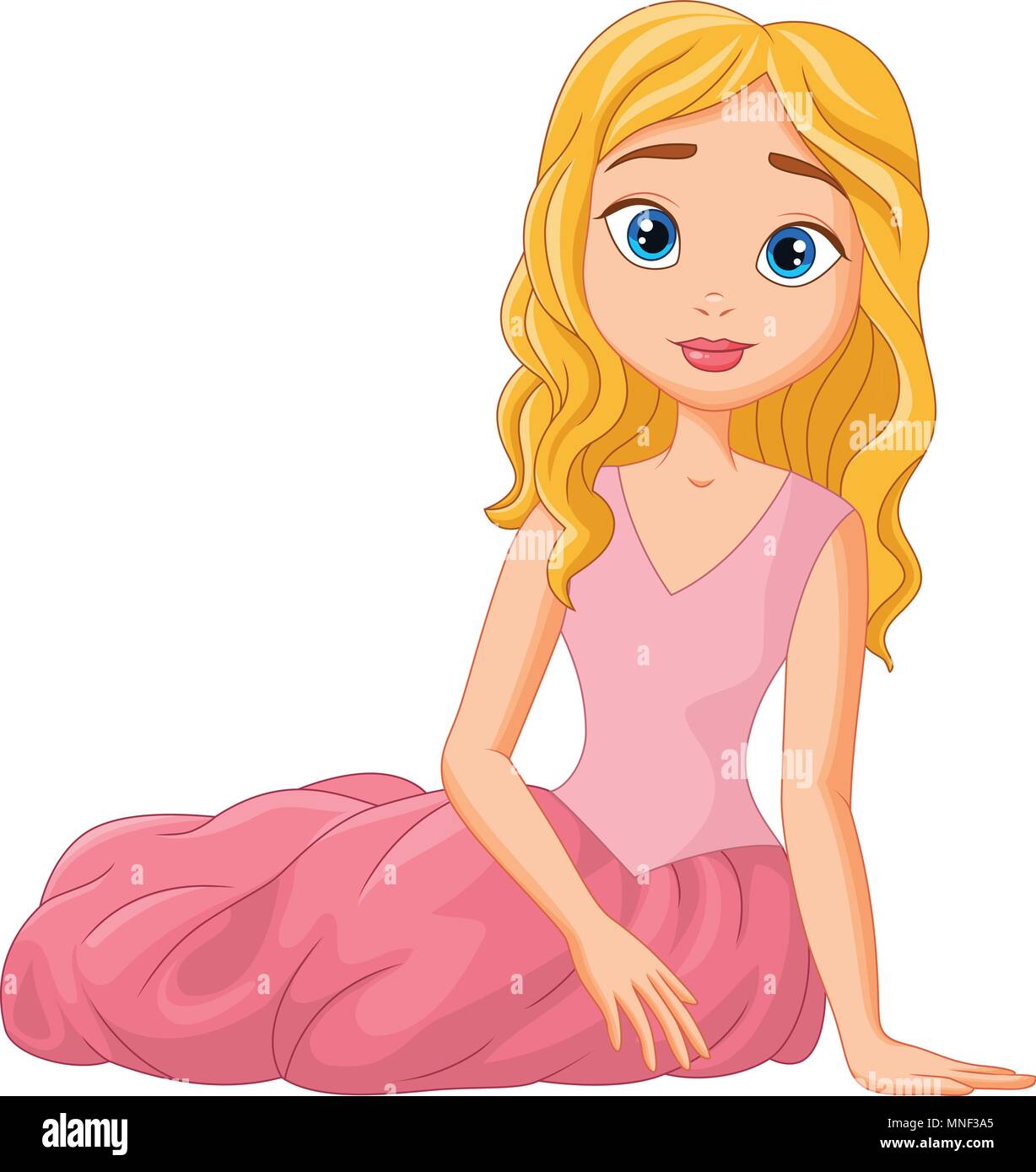 Cartoon Beautiful Princess