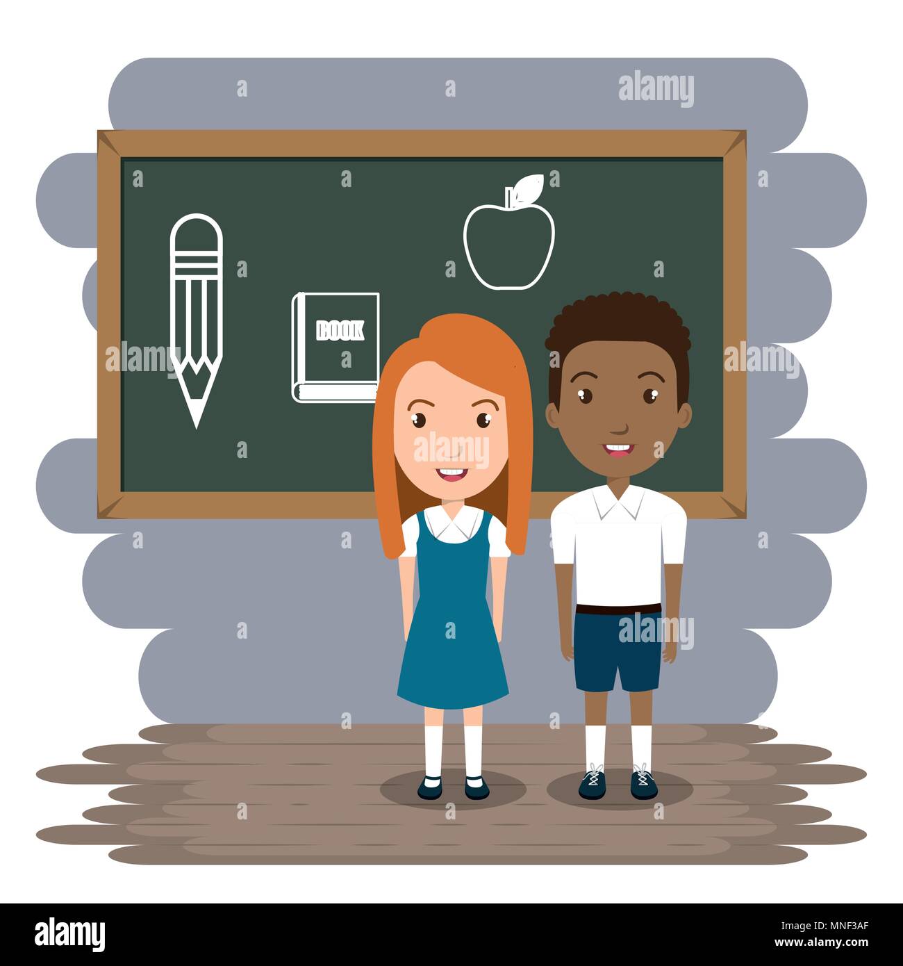 Learners in classroom Stock Vector Images - Alamy
