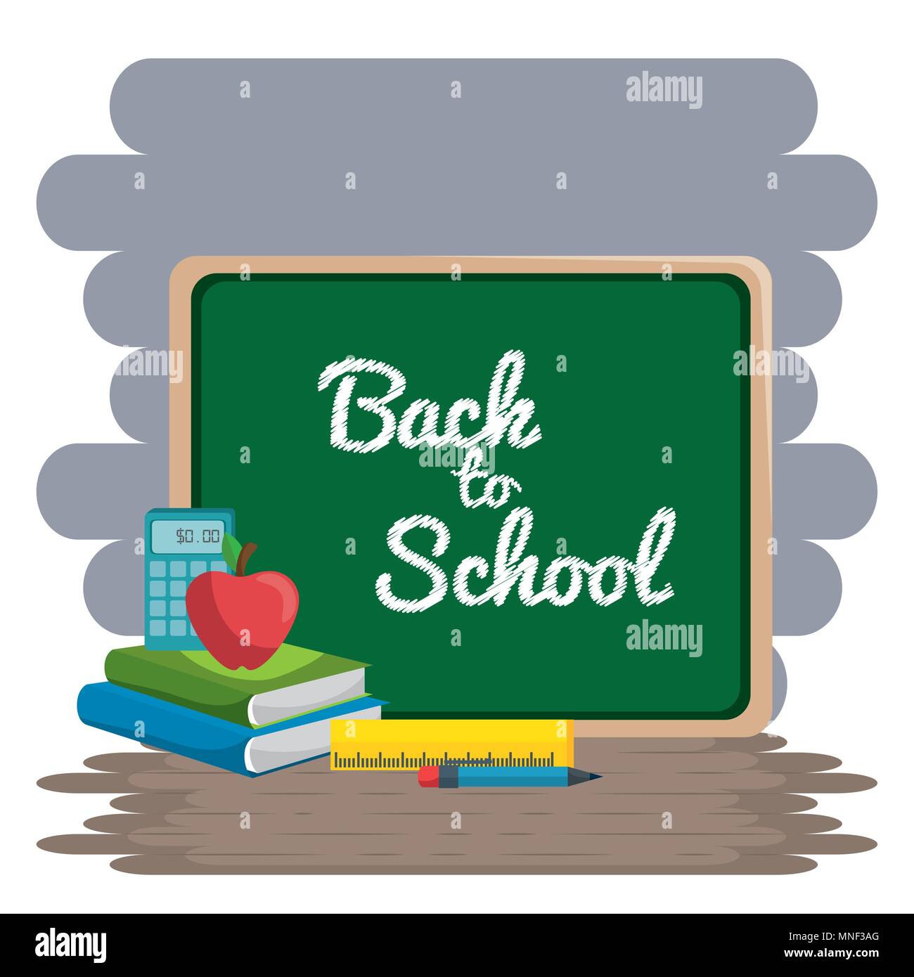 back to school classroom scene Stock Vector Image & Art - Alamy