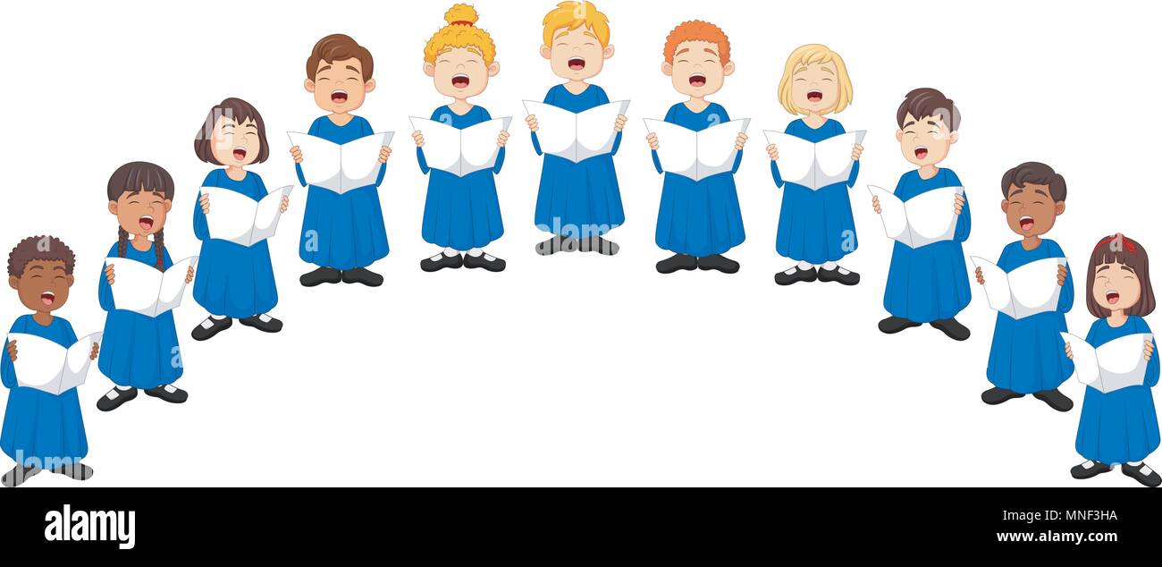 Animated Choir Singing