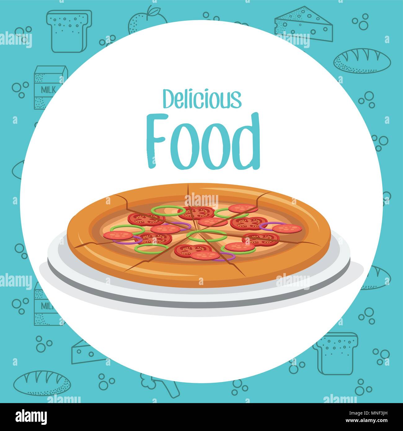 pizza fast food menu Stock Vector Image & Art - Alamy