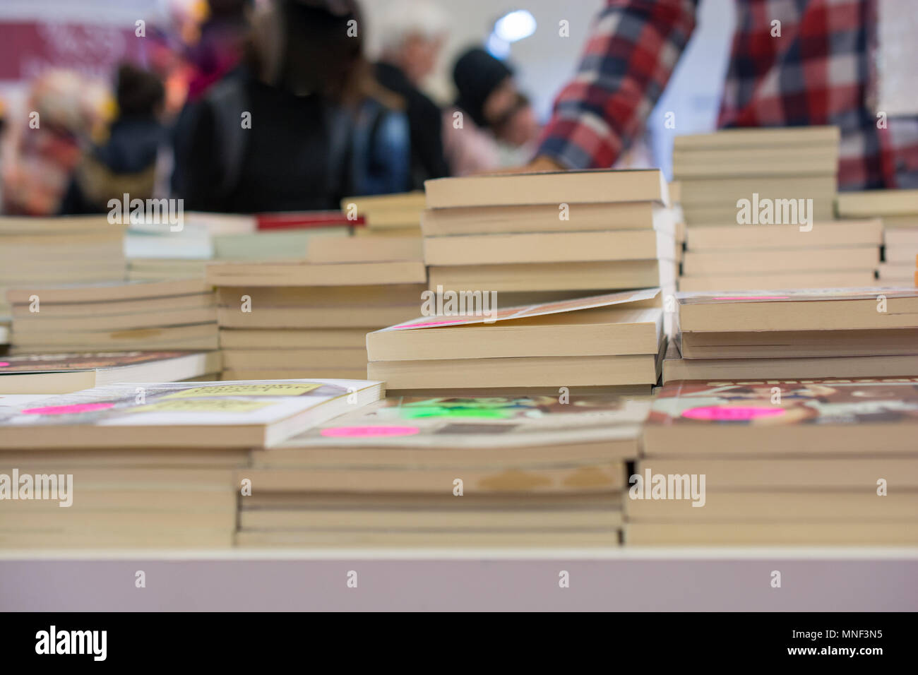 Stack of books stored as Education and business concept Stock Photo - Alamy