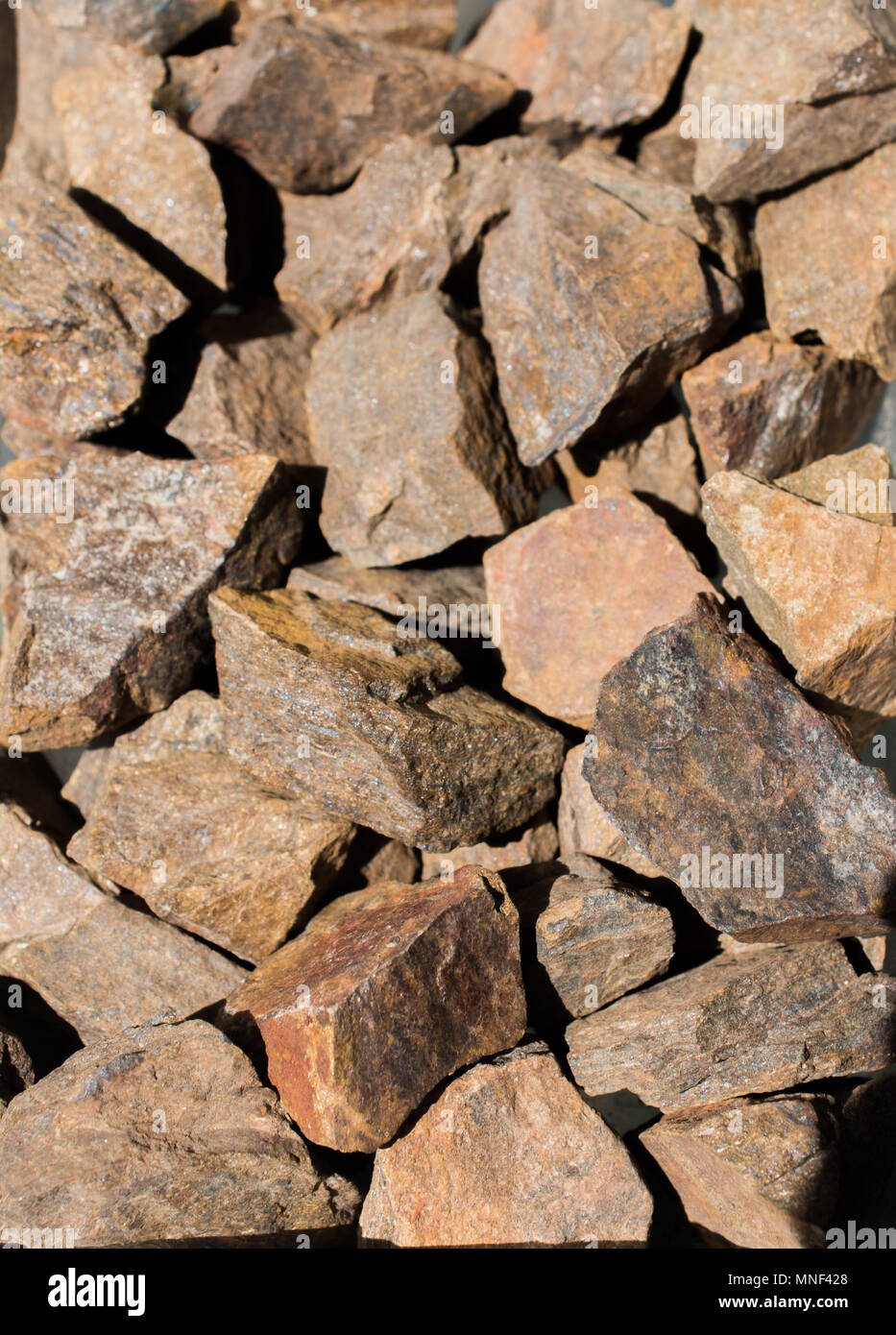 Bronzite gemstone as natural mineral rock specimen Stock Photo - Alamy