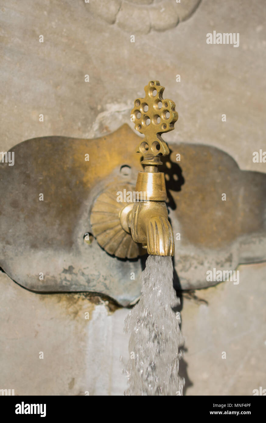 Turkish Ottoman style water tap examples Stock Photo - Alamy